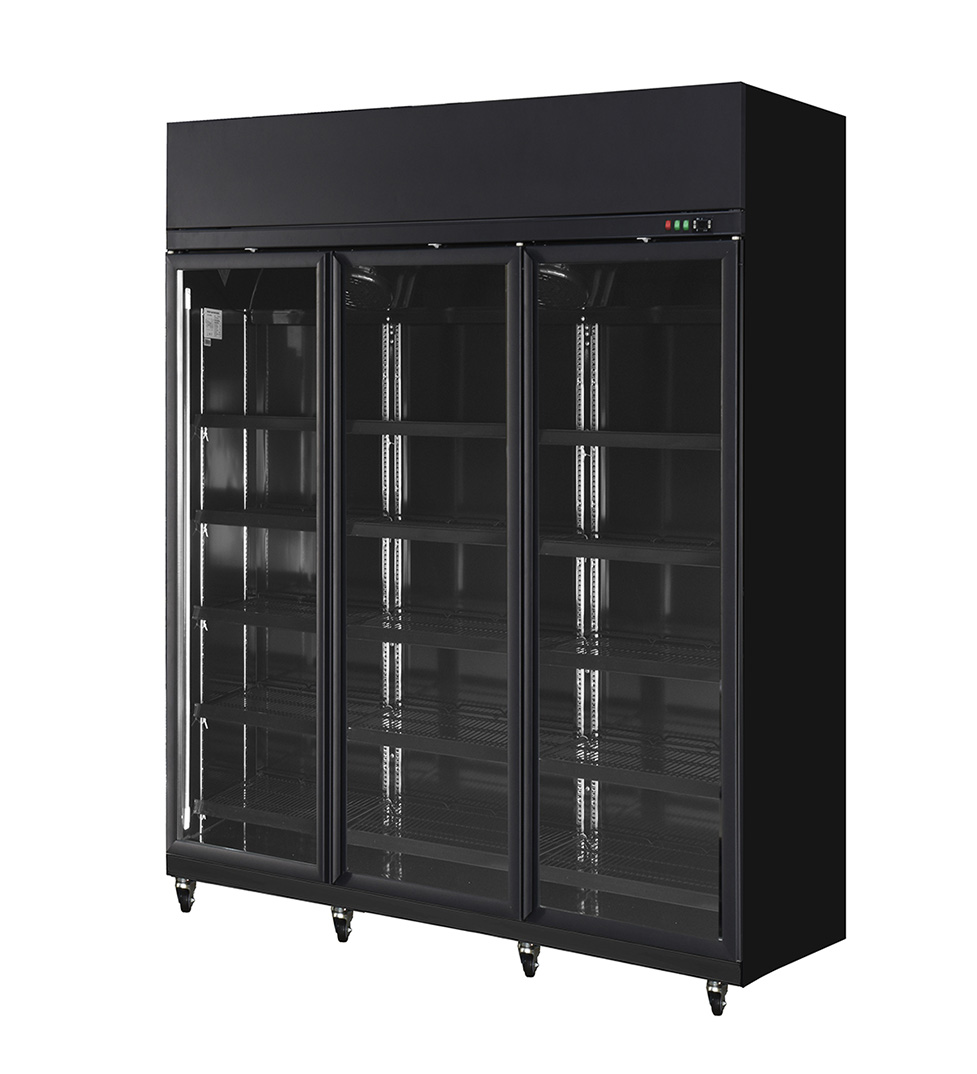 3 Door Upright Display Fridge 1450 Litres - Adgemis Refrigeration